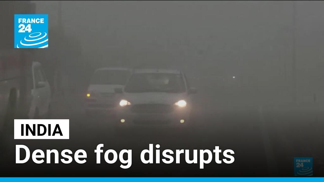 India: Dense fog disrupts flights and trains - France 24